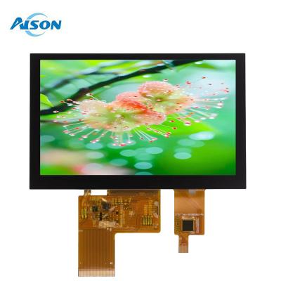 China 5 Inch 800x480 IPS Capacitive Touch TFT Display 350 cd/m2 for sale