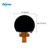 China 3.54 Inch Round TFT Display 800x640 TFT Display Panel Lamp Shape For Motorbicycle Instrument for sale