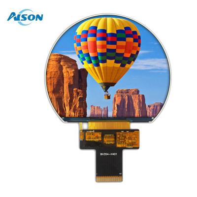 China 3.54 Inch 800x640 Round TFT Display SPI TFT Display 1000 Cd/M2 With 3SPI+18Bit RGB Interface for sale