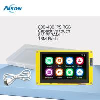 China 4.3 inch 480X272 ESP32 Display Module Resistive Touch Screen Panel 4.75V - 5.25V for sale