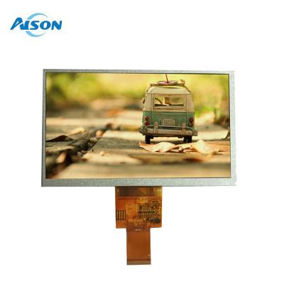 China 7 Inch 40 Pin 800x480 TFT LCD Display Panel 400 Cd/M2 RGB Interface for sale