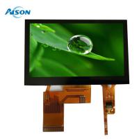 China 4.3 Inch 480x272 TFT Capacitive Touch Display 40 Pin TFT Touch Display 400 Cd/M2 for sale
