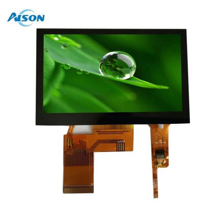 China 4.3 Inch 480x272 TFT Capacitive Touch Display 40 Pin TFT Touch Display 400 Cd/M2 for sale