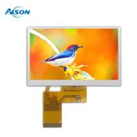 China 4.3'' 480X272 IPS TFT LCD Display 40 Pin RGB 24 Bit Interface for sale