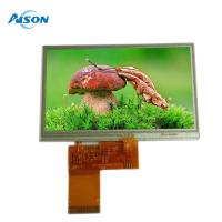 China 4.3 inch TFT Resistive Touch Screen 480x272 RTP TFT Display Module for sale