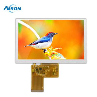 China 5 inch IPS TFT Display 800x480 LVDS Interface 500cd/m2 for Industrial Application for sale