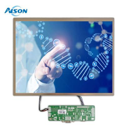 China 12.1 inch 1024x768 IPS LVDS Industrial TFT Display 650cd/m2 for sale