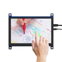 China 5 Inch HDMI Raspberry Pi Display 800x480 Capacitive Touch Screen Module 400 Cd/M2 for sale