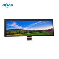 China 8 Inch Bar Type LCD Display 1600x480 Stretch TFT Display 500 cd/m2 for sale