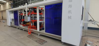 China Lunch Box Food 0.15mm Thermoforming Blister Packaging Machine Multi Station for sale