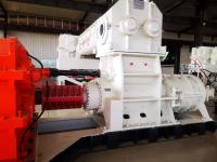 China Two Stage Vacuum Extruder Cement Earth Brick Making Machine for sale