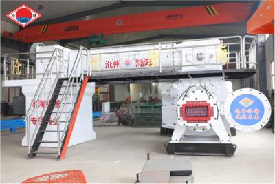 China Two Stage Vacuum Extruder Interlocking Brick Making Machine for sale