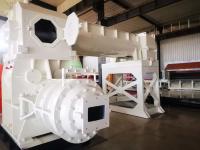 China Double Stage Vacuum Extruder 600mm Electric Brick Making Machine for sale