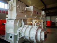 China 600mm Two Stage Vacuum 4.0mpa Clay Brick Extruder Machine for sale