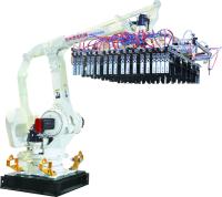 China Automatic Code Cutting Brick Stacking Machine By Industrial Robot for sale