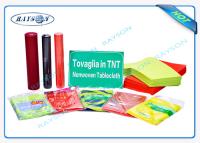 China Red / Black / Green Spunbond Non Woven Tablecloth Polypropylene 1.2m x 12m for sale