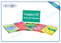 China Individual Packed PP Non Woven Tablecloth Various Color 38gsm For Table Cover for sale