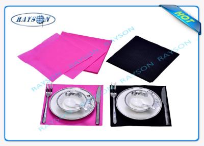 China TNT Non Woven Waterproof Tablecloth Disposable For Napkin for sale