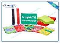 China Eco - friendly Red Green Non Woven Cloth One Time Use for Dining Tables for sale