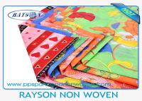 China Eco friendly and Recyclable PP Spun Bond Non Woven Fabric with Colourful Printing Pattern for sale