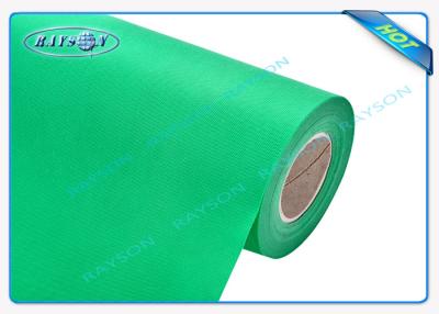 China Green Polypropylene Non Woven Fabric For Upholstery / Sofa / Cushion 10 - 150gsm for sale