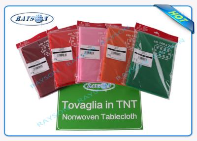 China PP Spunbonded Nonwoven Fabric Tablecloth 100% Degradable And Eco for sale