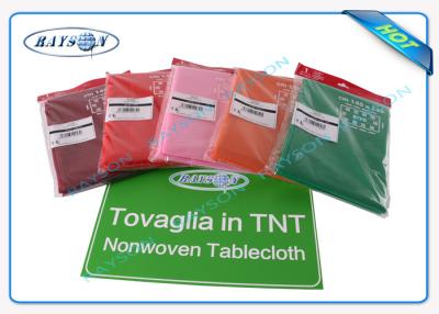 China Size Customized 100% PP Spunbond Non Woven Tablecloth Waterproof for sale