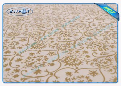 China Disposable Non Woven Tablecloth / Restaurant Pantone Matched Table Cloth for sale