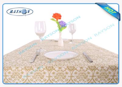 China Printed tnt Environmental Spunbond Non Woven Tablecloths For Hotel for sale