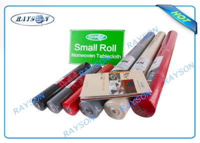 China Shrink Film Packing Non Woven Tablecloth In Small Roll For Restaurant / Party for sale