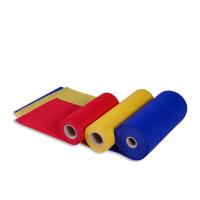 China Red Blue Yellow PP Spunbond Non Woven Fabric Rolls For Shopping Bags for sale