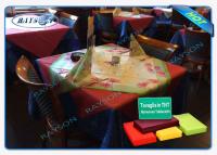 China Full Range Color Disposable Tablecloth Made from PP Non woven fabric with Customized Printing for sale