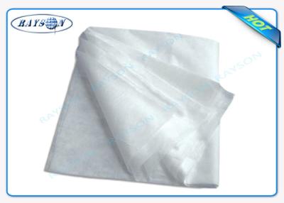 China Convenient Disposable Bed Sheet Nonwoven Bright Color Low Thickness 80cm 190cm for sale