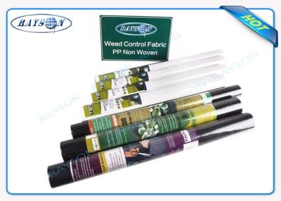 China Black Air Permearble Agriculture Non Woven Cover For Weed Control Mat for sale