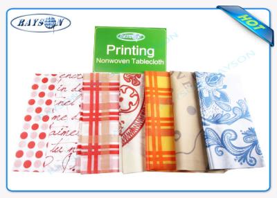 China Four Colors / Multi Gram / 30-80 Gram Spunbond PP Non Woven Table Cover Outdoor Party for sale