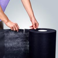 China Spunbond Pp Black Grey Non Woven Upholstery Dust Cover 65gram With Or Without Perforation for sale