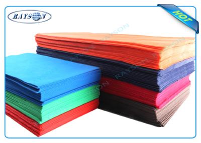 China 100*100 Meter AZO Free Printable 45 Gr / 50gr / 60gr PP Spunbond Nonwoven Fabric Tablecloth for sale