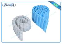 China White And Blue Color PP Spunbond Non Woven Fabric For Inner Pocket Spring for sale