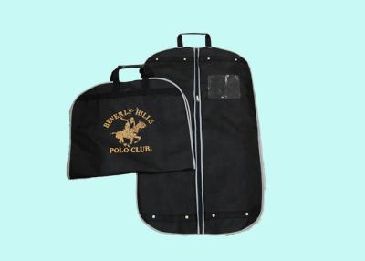 China Polypropylene Spunbond Printing Non Woven Suit Cover Zipper Non Woven Fabric Bags for sale