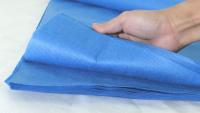 China Blue And Green Antistatic SMS Disposable Bed Sheet For Medical 240 Meter for sale