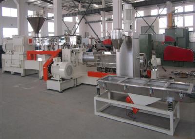 China 600 RPM Torque Co Rotating Twin Screw Extruder For Plastic Granules Making for sale