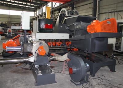 China Twin Screw Plastic Extruder Machine With Force Feeder , Plastic Pelletizing Machine for sale