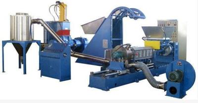 China Color Masterbatch Single Screw Extruder Machine With Air Cooling Hot Cutting System for sale