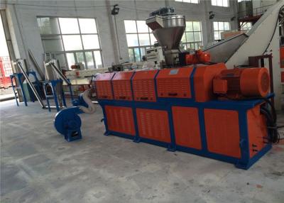 China EVA TPE Shoe Sole Material Single Screw Extruder Plastic Pelletizing Line for sale