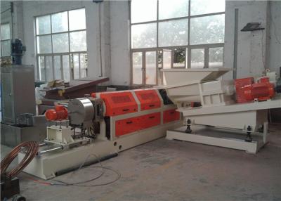 China Single Screw Compounding Plastic Pellet Making Machine With Force Feeder for sale