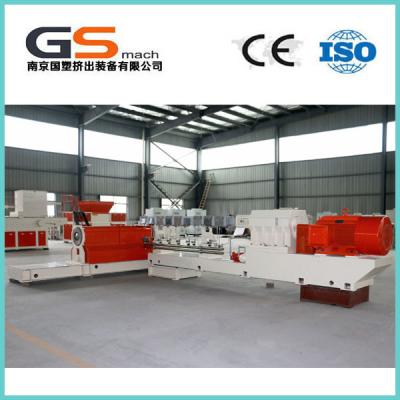 China PVC Plastic Granules Two Stage Extruder Machine For Low Smoke Free Halogen Cable for sale
