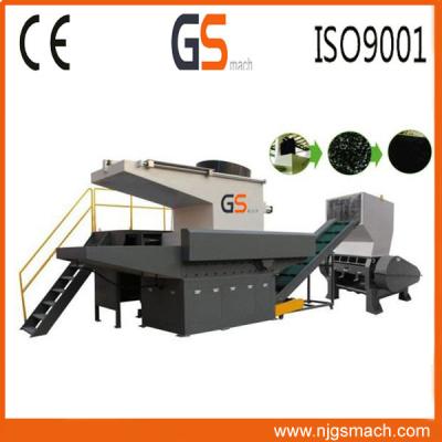 China Waste Recycling Single Shaft Plastic Shredder Machine With 300-600kg/H for sale