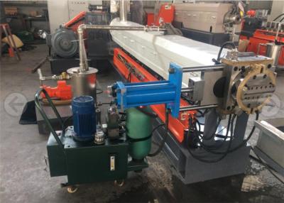 China Single Screw  Waste Plastic Recycling Pelletizing Machine PP PE PS PC Flakes for sale