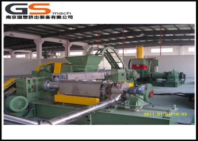 China Carbon Black Master Batch Manufacturing Machine With Kneader / Two Stage Extruder for sale