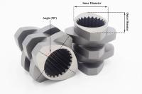 China 50.5mm Diameter Twin Extruder Screw Elements , Screw Elements Twin Screw Extruder  for sale